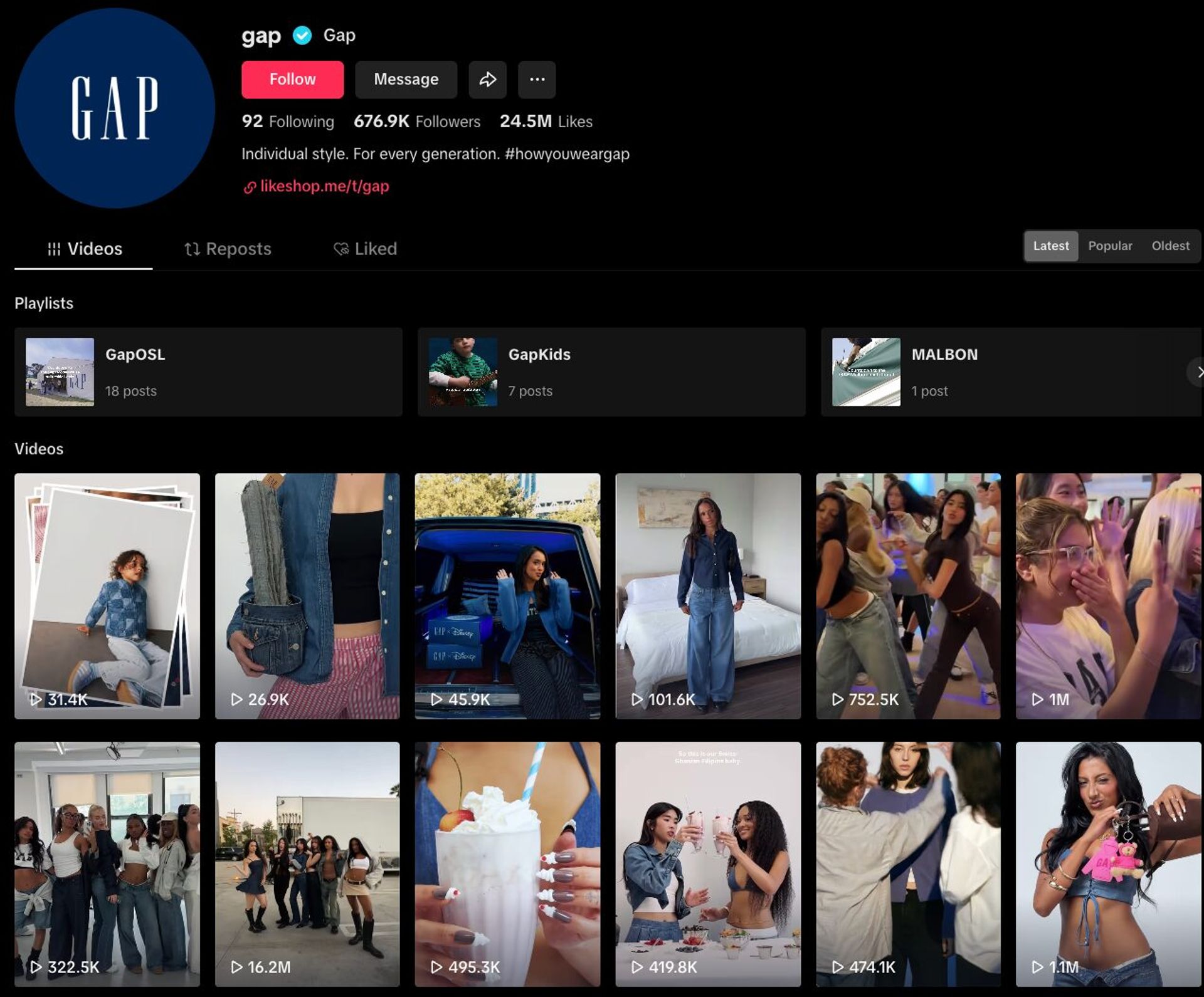 GAP’s Marketing Strategy: Reinventing Heritage for the TikTok Era