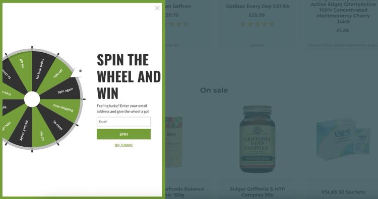 8 Spin-the-Wheel Pop-Up Examples to Inspire Your Next Campaign