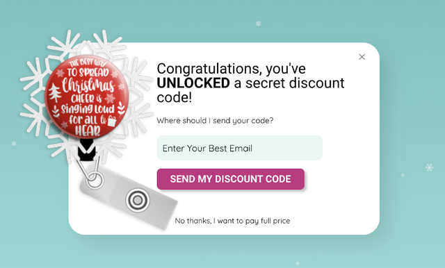 Christmas Popups: 14 Creative Examples & 24 Free Templates