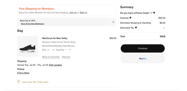 23 Best Examples of Ecommerce Shopping Cart Page Designs