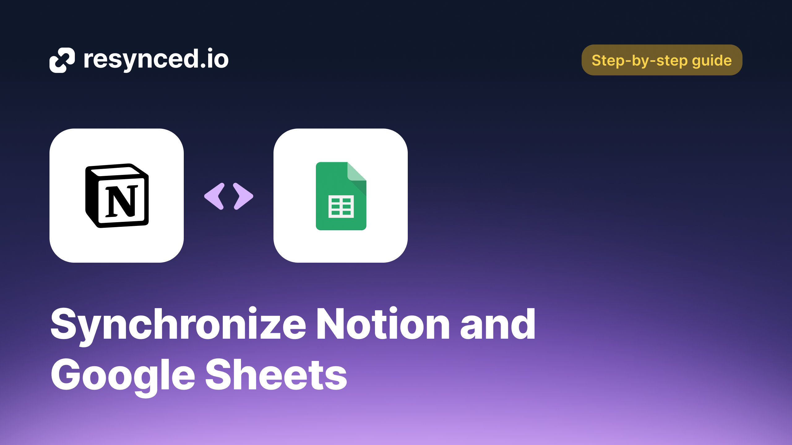 How to synchronize Notion database with Google Sheets | resynced.io