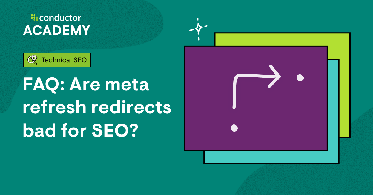Are meta refresh redirects bad for SEO?