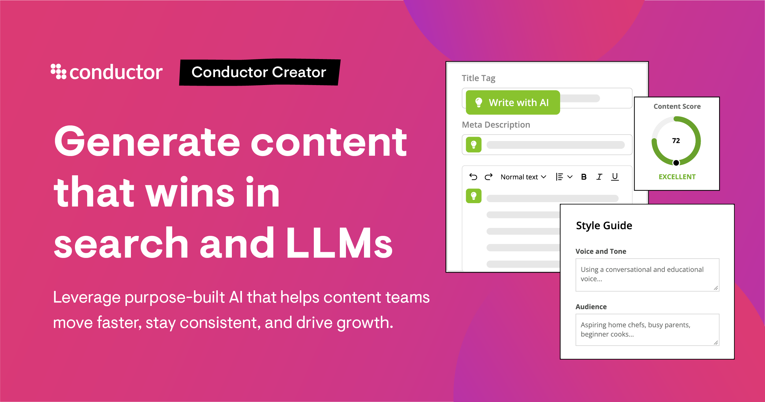 AI Content Generation & Optimization | Conductor Creator