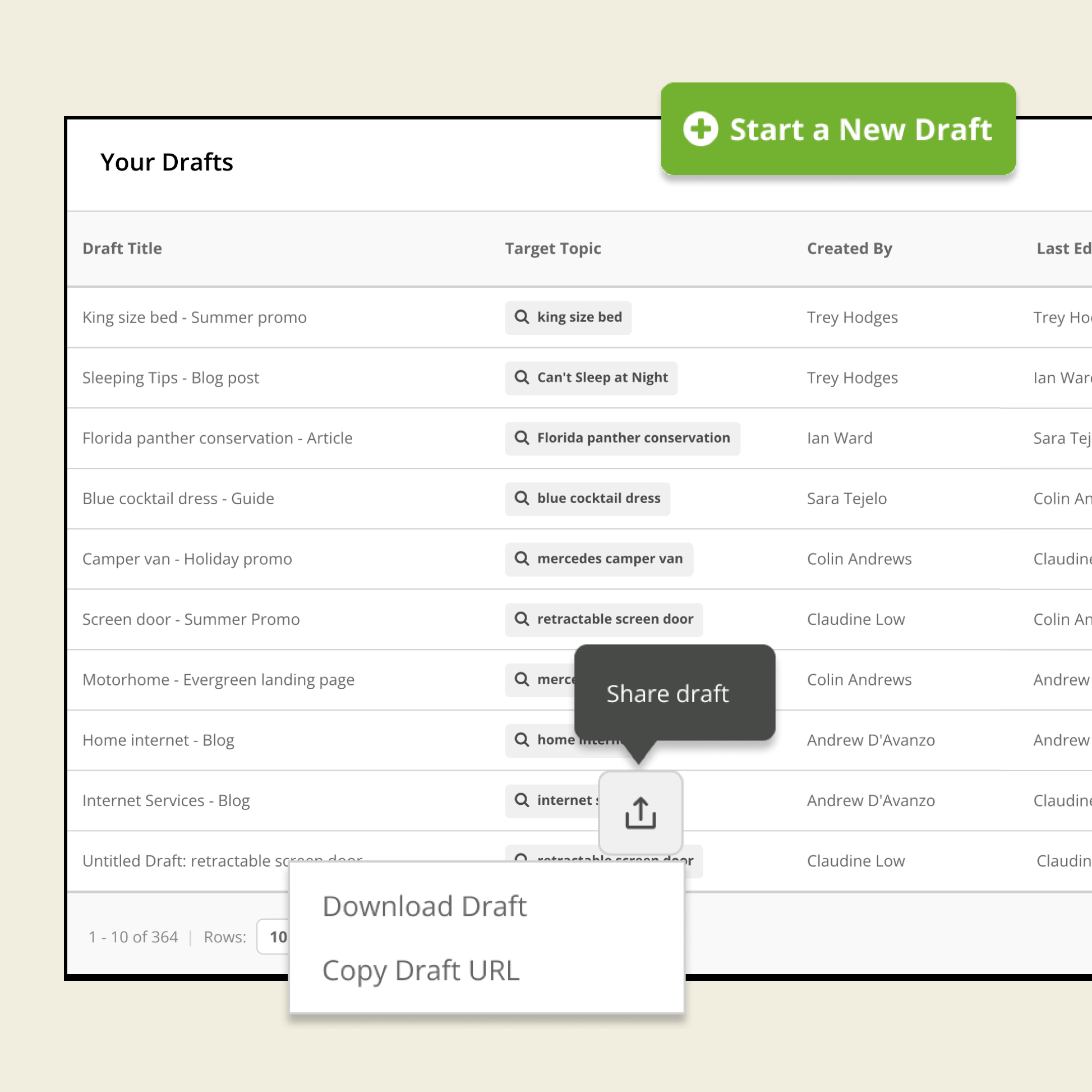 Writing Assistant | Conductor Features