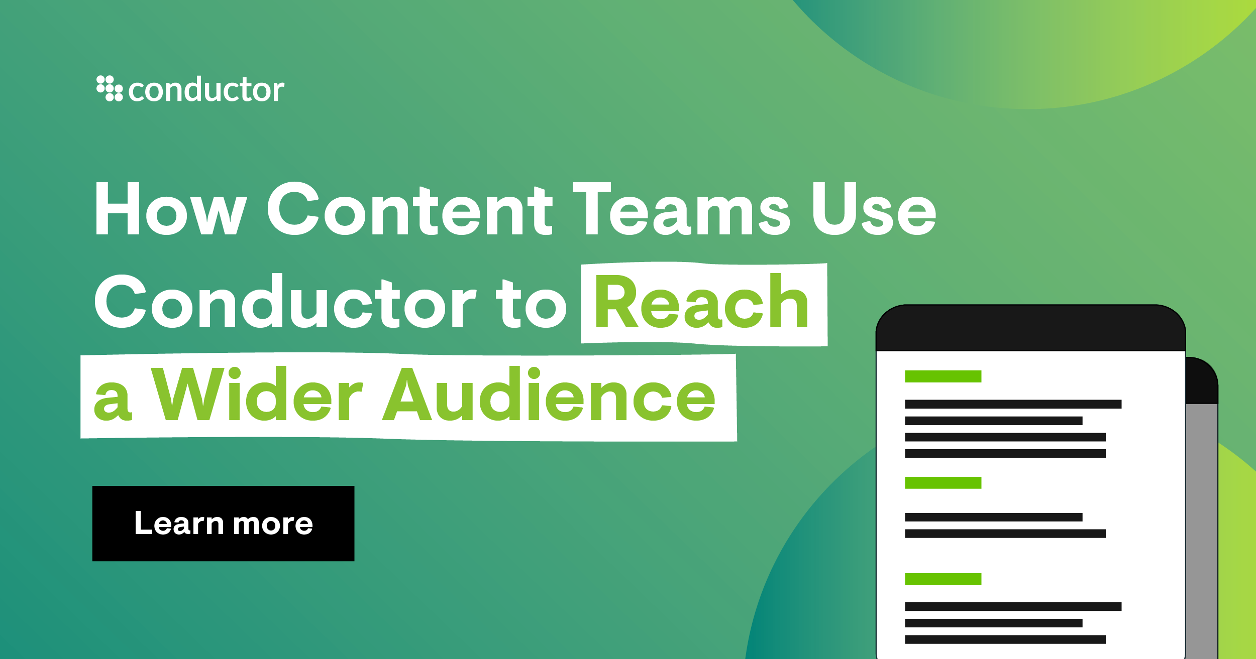 How Content Teams Use Conductor