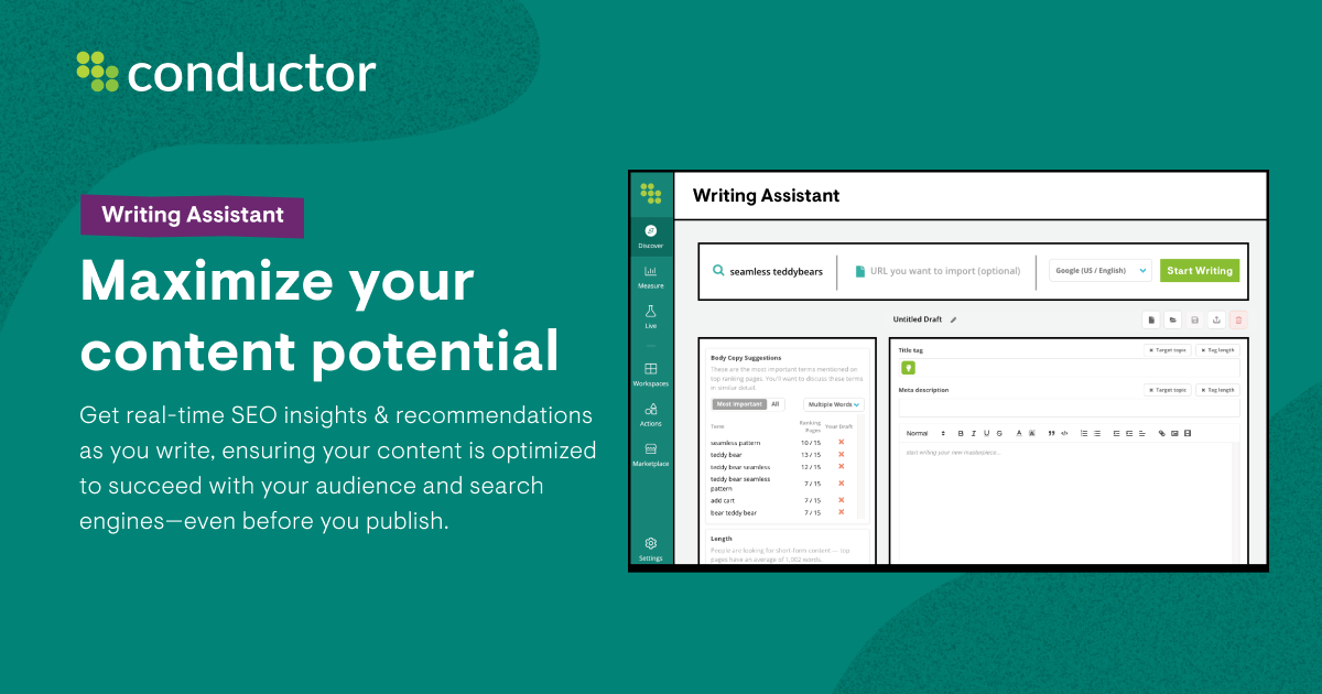 AI Writing Assistant | Conductor Features