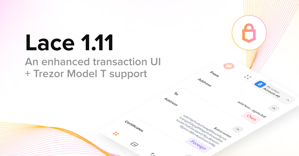 Keeping you safe, helping you have more fun. It’s time for Lace 1.11…