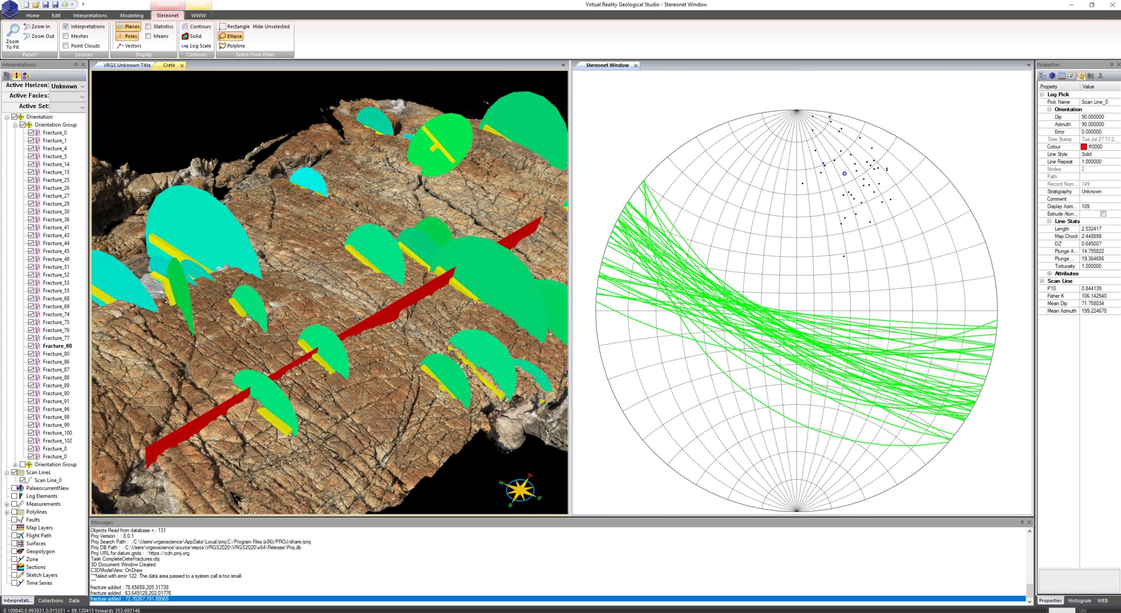 Digital Outcrop Modelling and Virtual Field Trip software