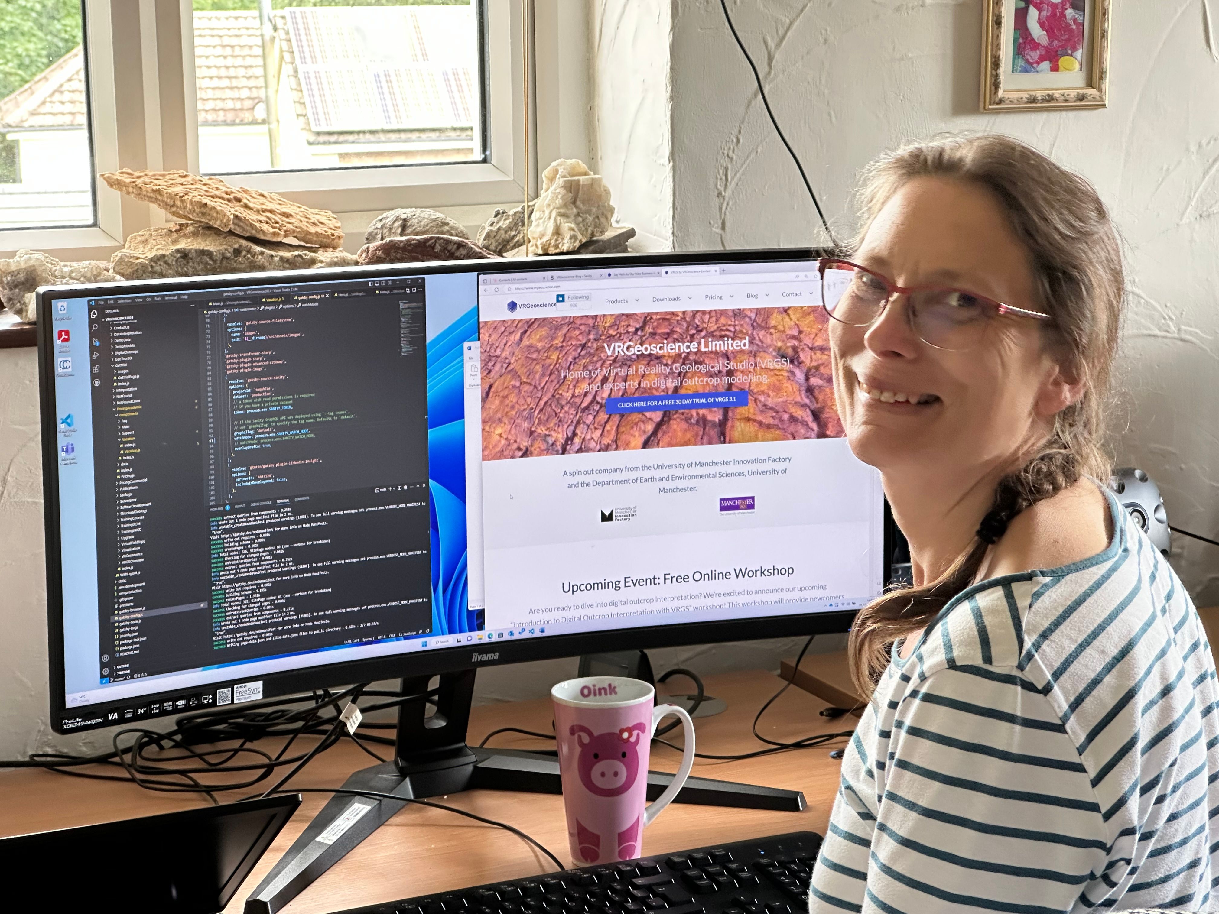 Digital Outcrop Modelling and Virtual Field Trip software