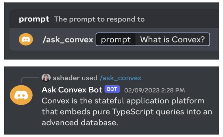 Discord Bot Webhooks with Convex