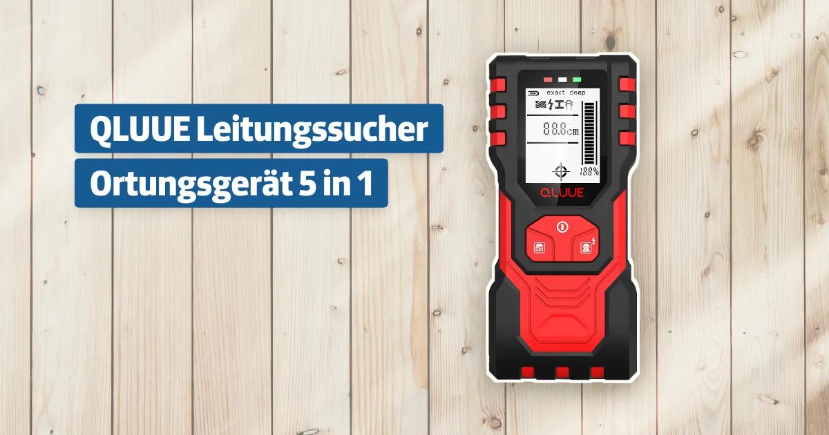 QLUUE Leitungssucher 5-in-1 Test: Sichere Bohrstellen finden