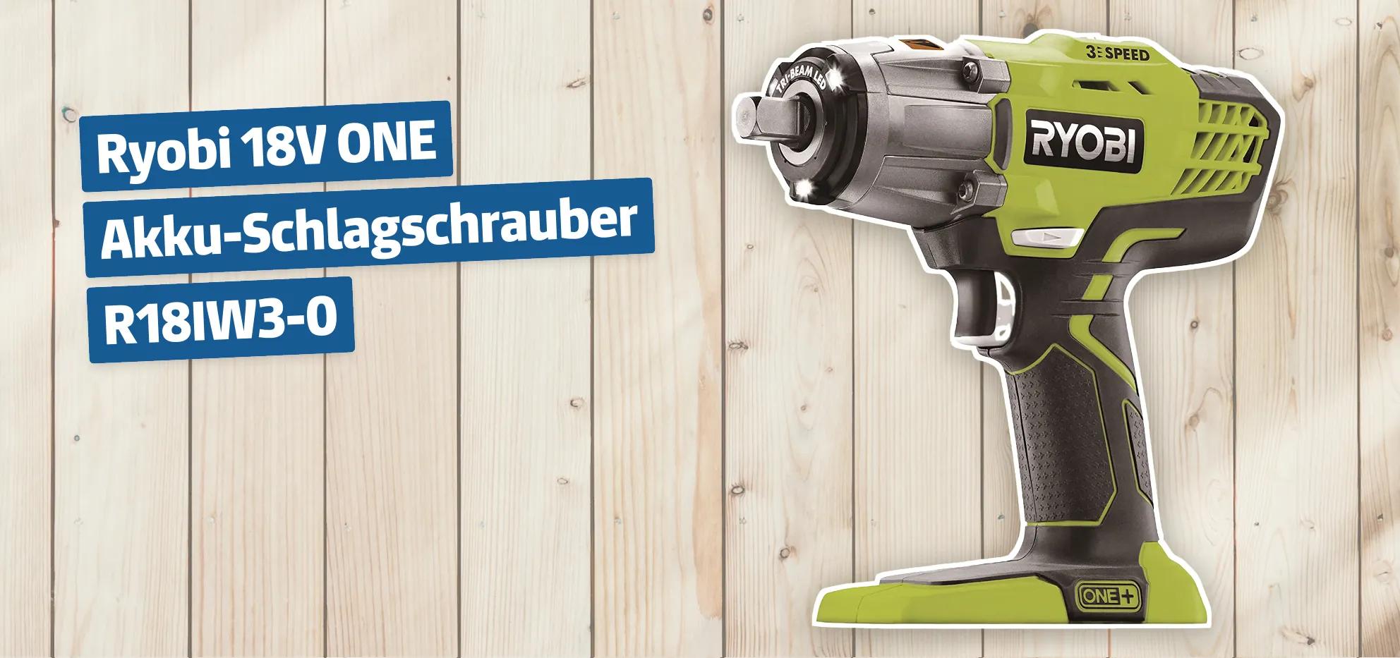 Ryobi 18V ONE+ Akku-Schlagschrauber R18IW3-0 Testbericht & Erfahrungen ...