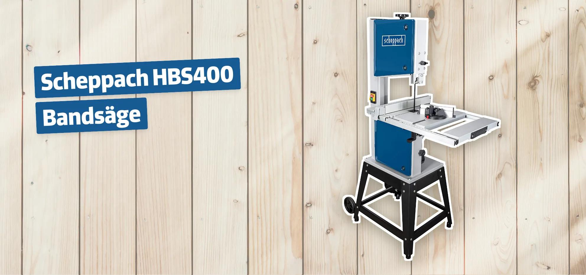 Scheppach HBS400 Bandsäge Testbericht & Erfahrungen - heimwerker.cc