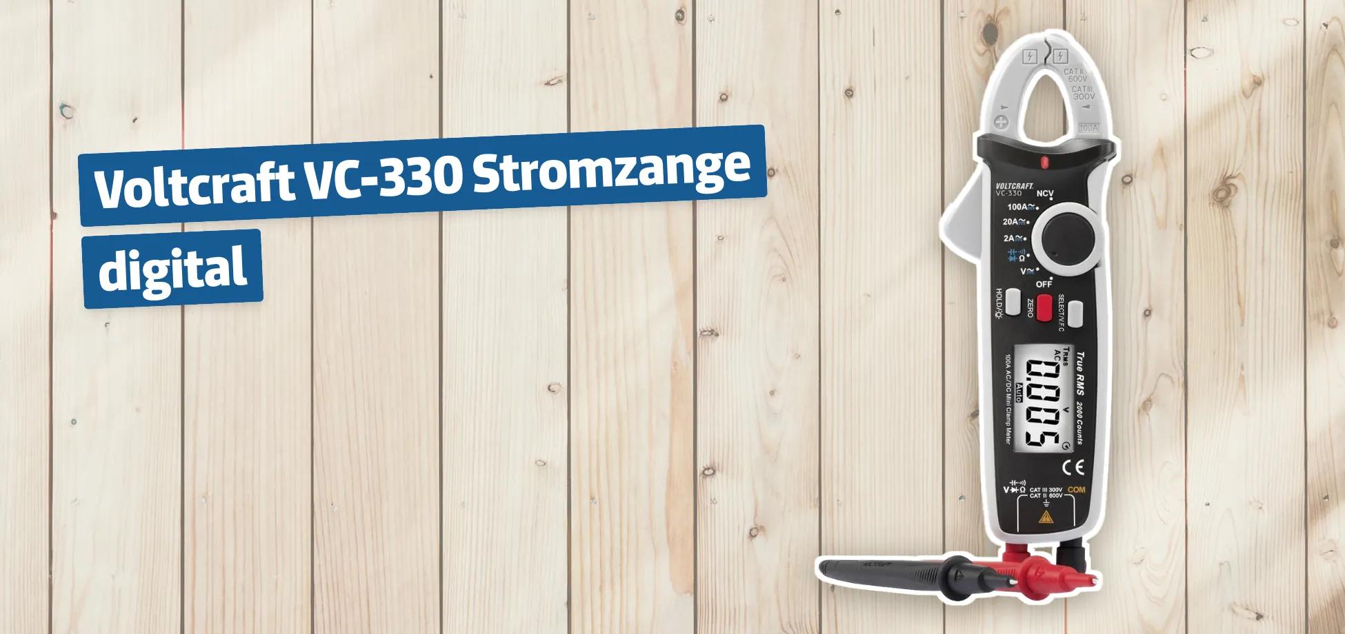 Voltcraft VC-330 Stromzange digital Testbericht & Erfahrungen
