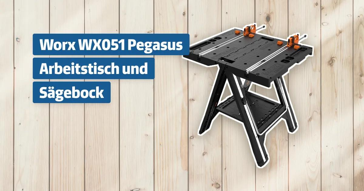 Worx WX051 Pegasus Test: Klapp-Werkbank & Sägebock im Check