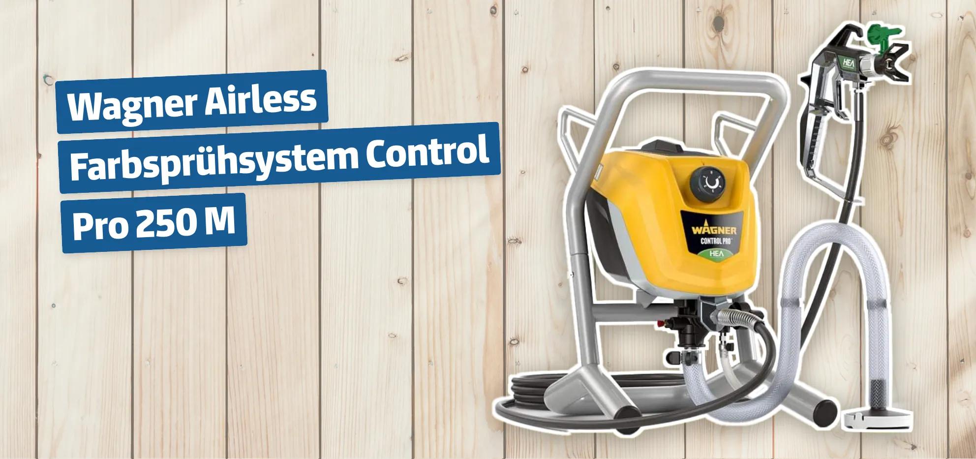 Wagner Airless Farbsprühsystem Control Pro 250 M Testbericht ...