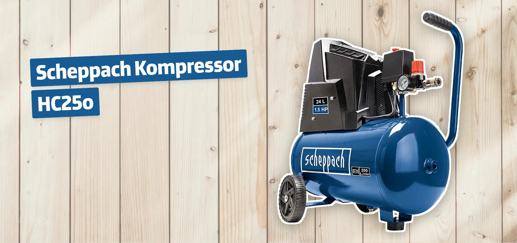 Scheppach Kompressor HC25o Testbericht & Erfahrungen - heimwerker.cc