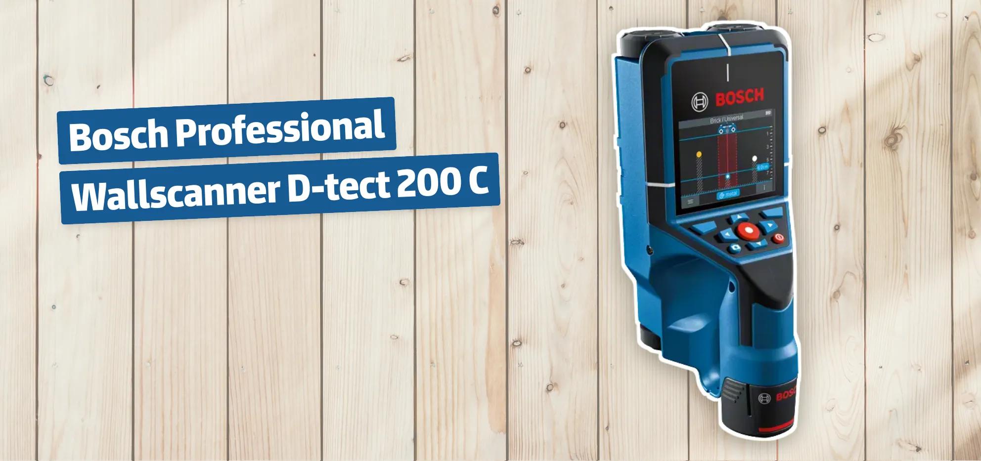 Bosch Professional Wallscanner D-tect 200 C Testbericht & Erfahrungen ...