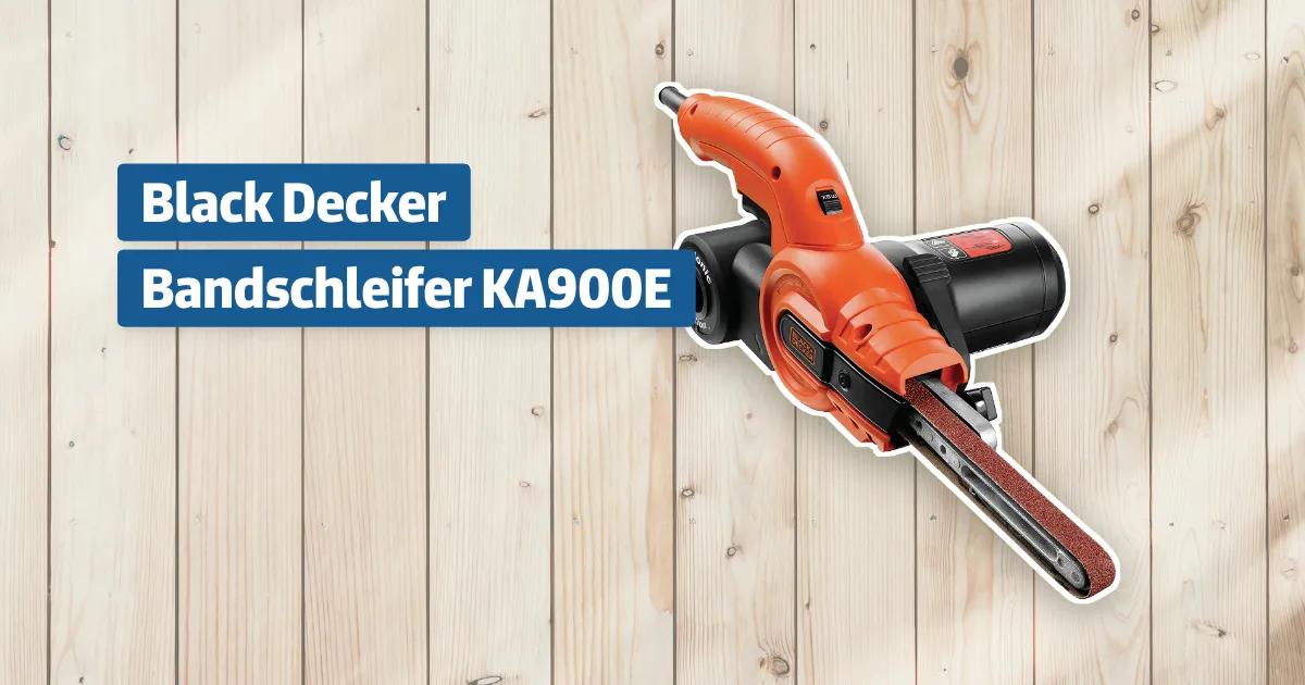 Black+Decker KA900E Test: Präziser 13 mm Mini-Bandschleifer