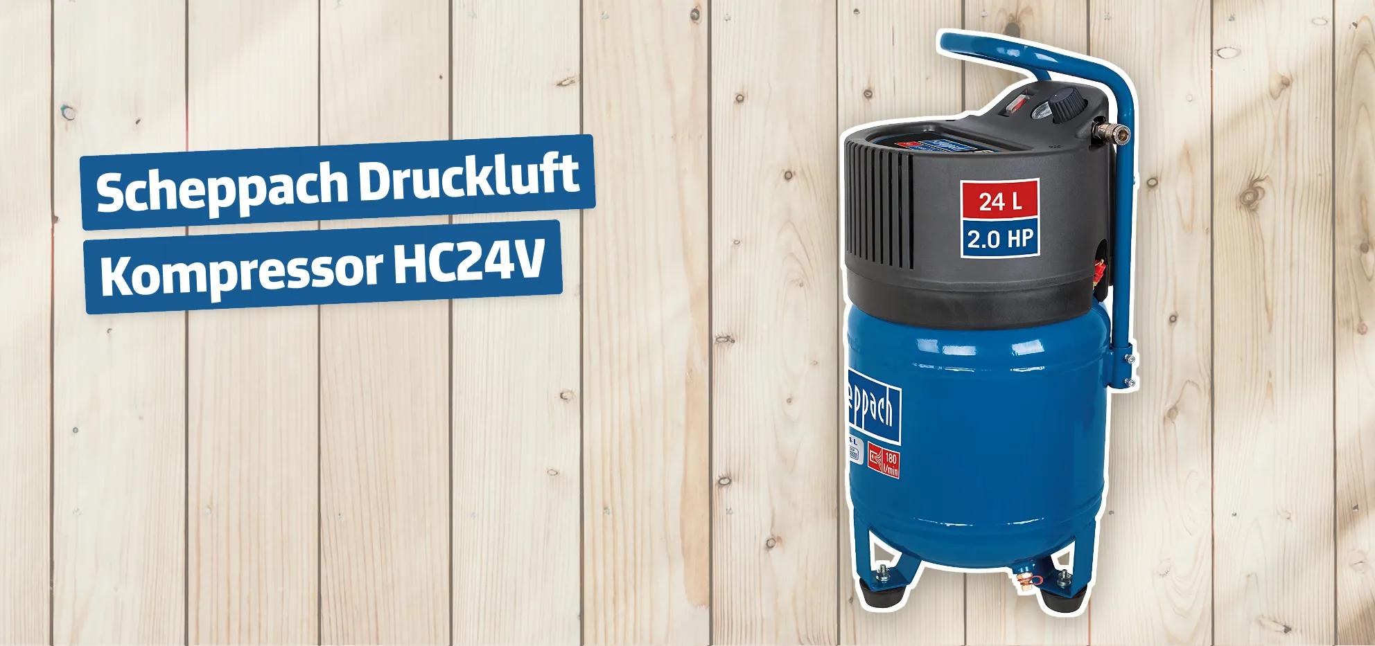 Scheppach Druckluft Kompressor HC24V Testbericht & Erfahrungen ...