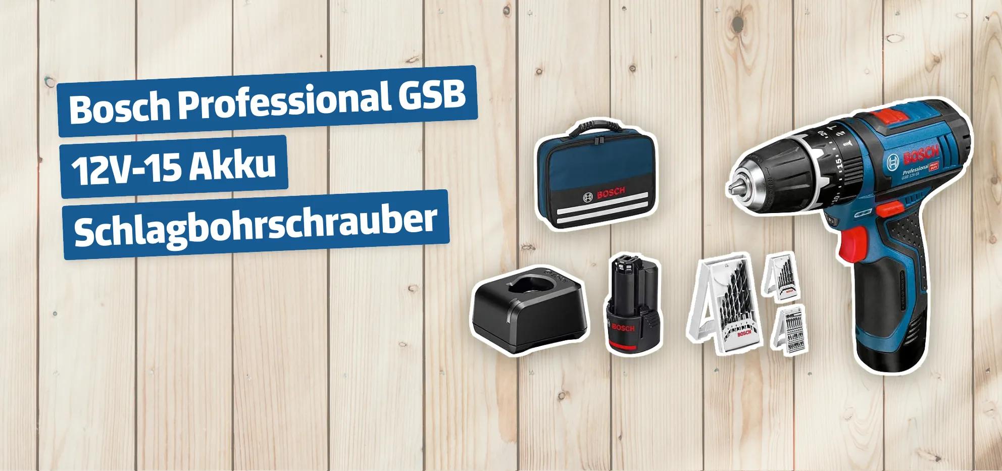 Bosch Professional GSB 12V-15 Akku Schlagbohrschrauber Testbericht ...