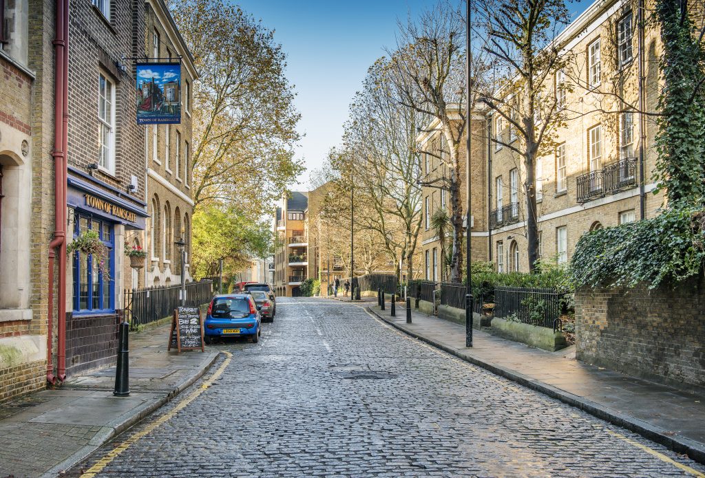 Historic pubs in and around Wapping, East London