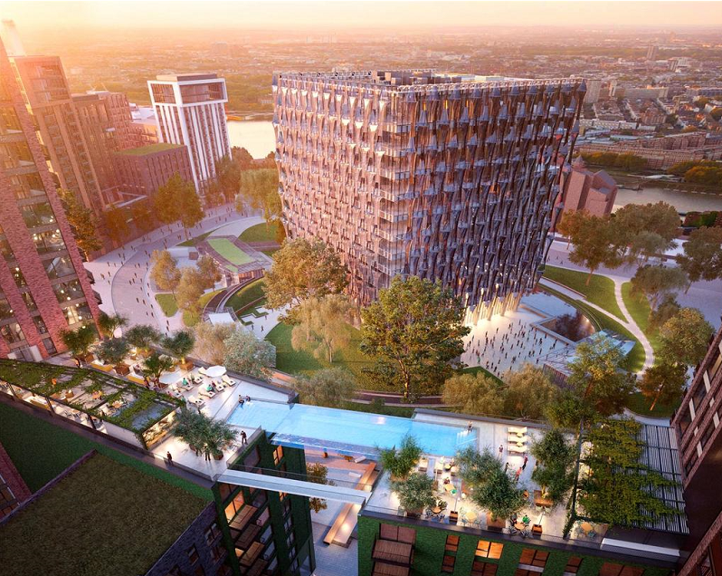 London's Most Exclusive Pool: Embassy Gardens - JOHNS&CO