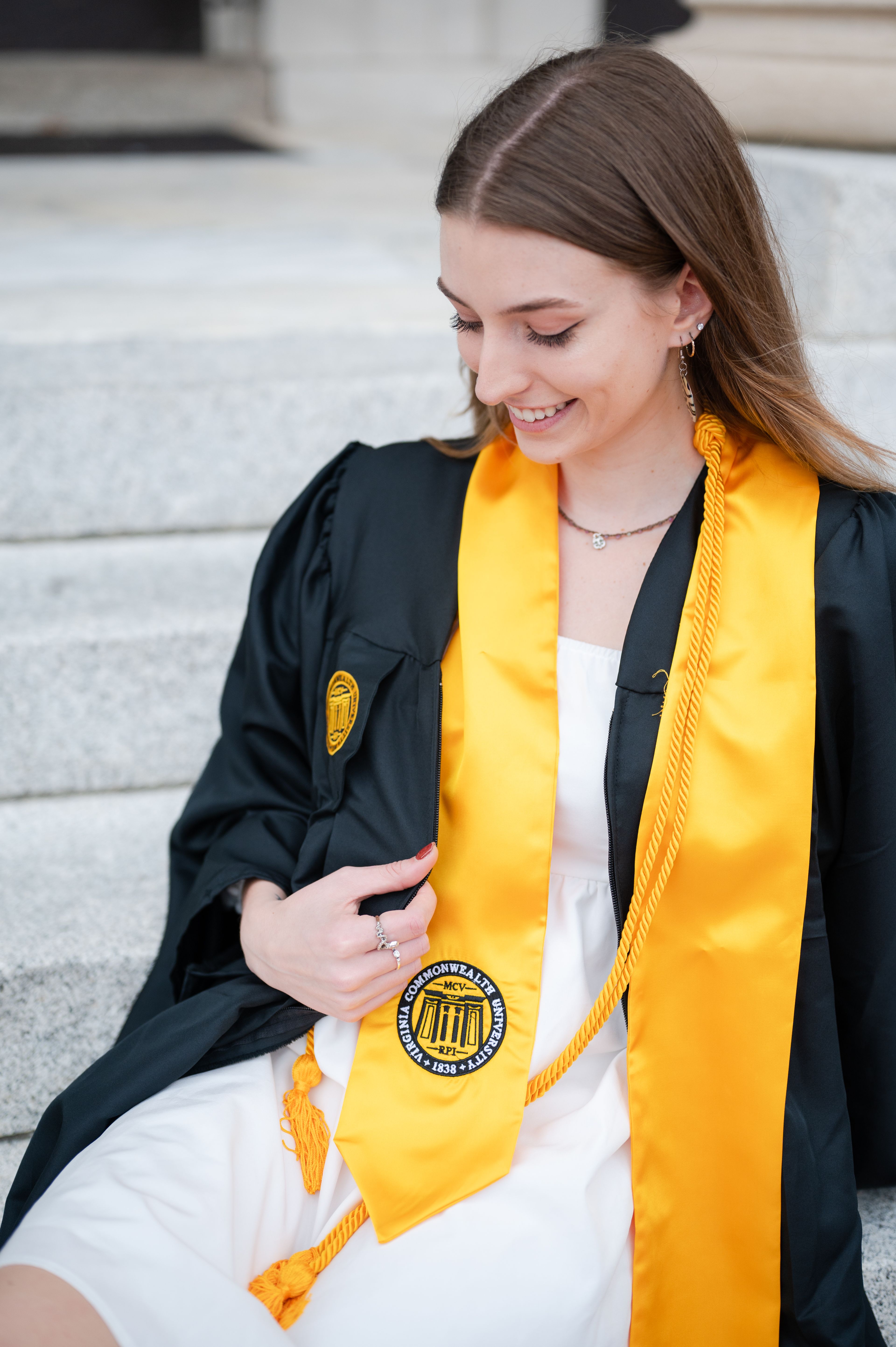 VCU Senior Photos Carley Harrison - Caitlyn Cacioppo Photography