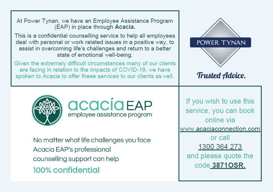 Employee Assistance Program | Power Tynan Accountants | Advisers ...