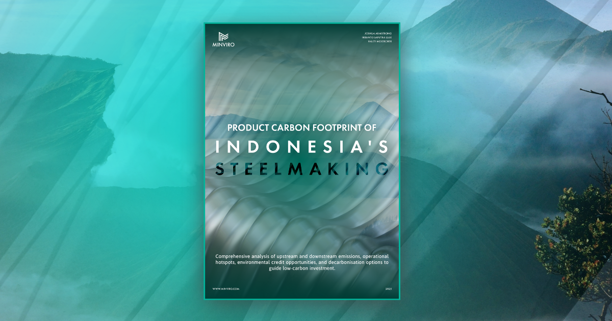 Product Carbon Footprint of Indonesia's Steelmaking