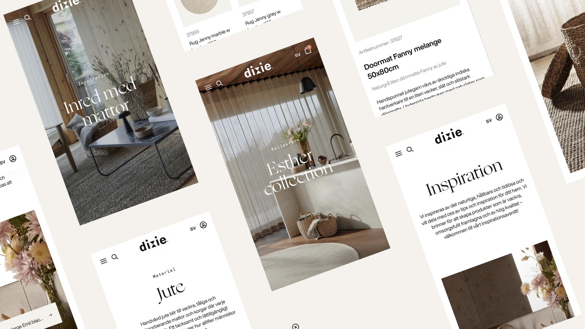 Ecommerce för Dixie – Design och utveckling | Hoy
