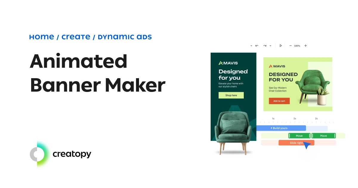 Animated Banner Maker - Create Animated Banners - Creatopy