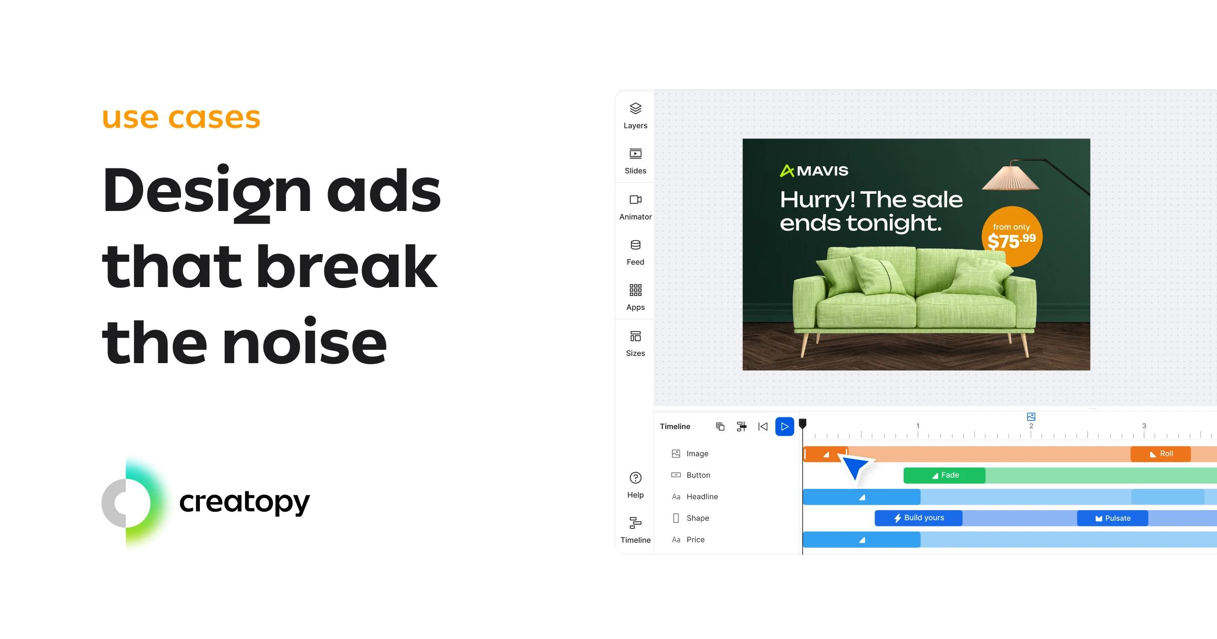 Design Animated Creative Assets - Creatopy