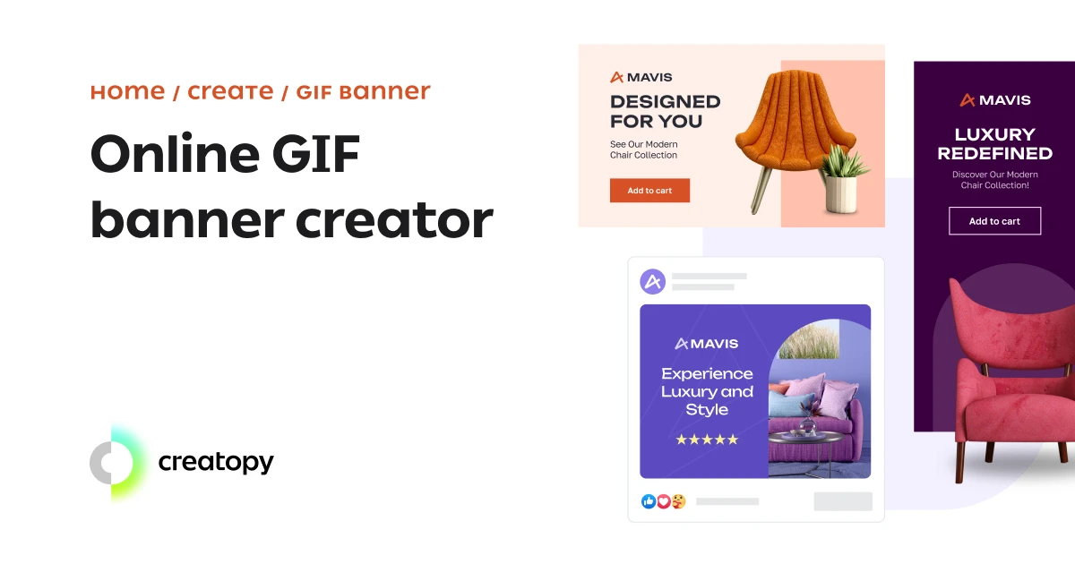 GIF Banner Maker - Create Animated GIF Banners - Creatopy