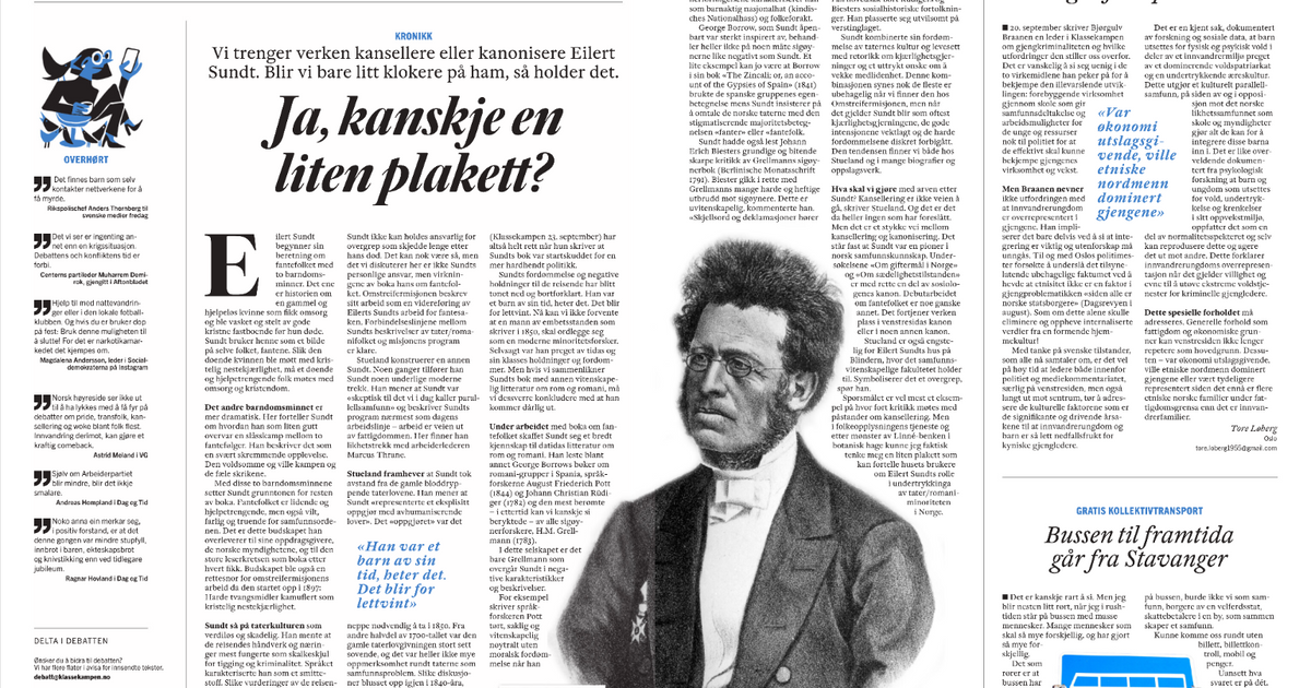 En lærerik debatt | Klassekampen