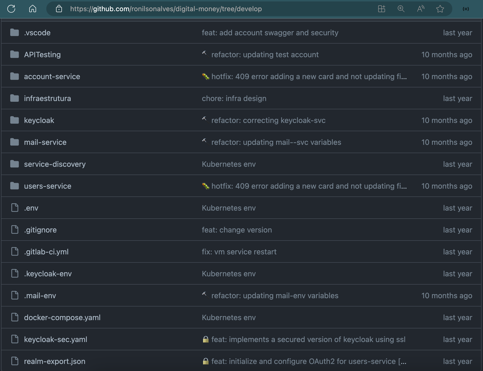 Digital Money – Projects – Ronilson Alves