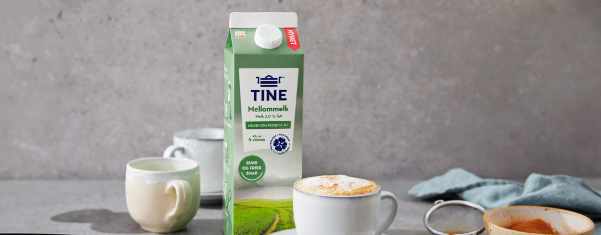 Slik bruker du nyheten Mellommelk | KIWI