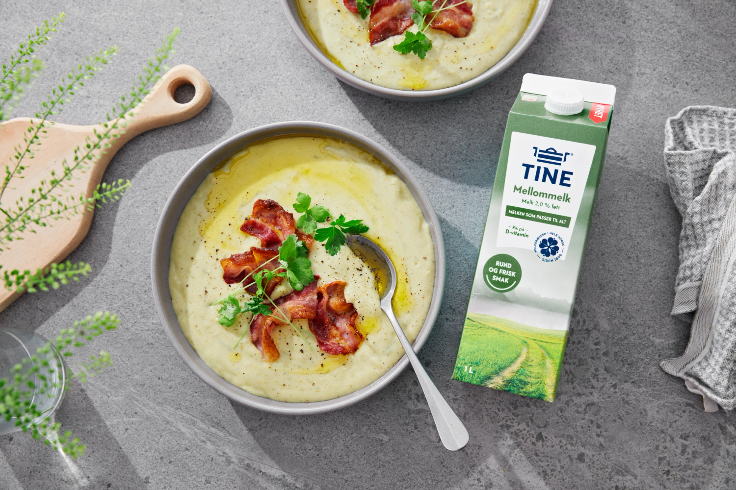 Slik bruker du nyheten Mellommelk | KIWI