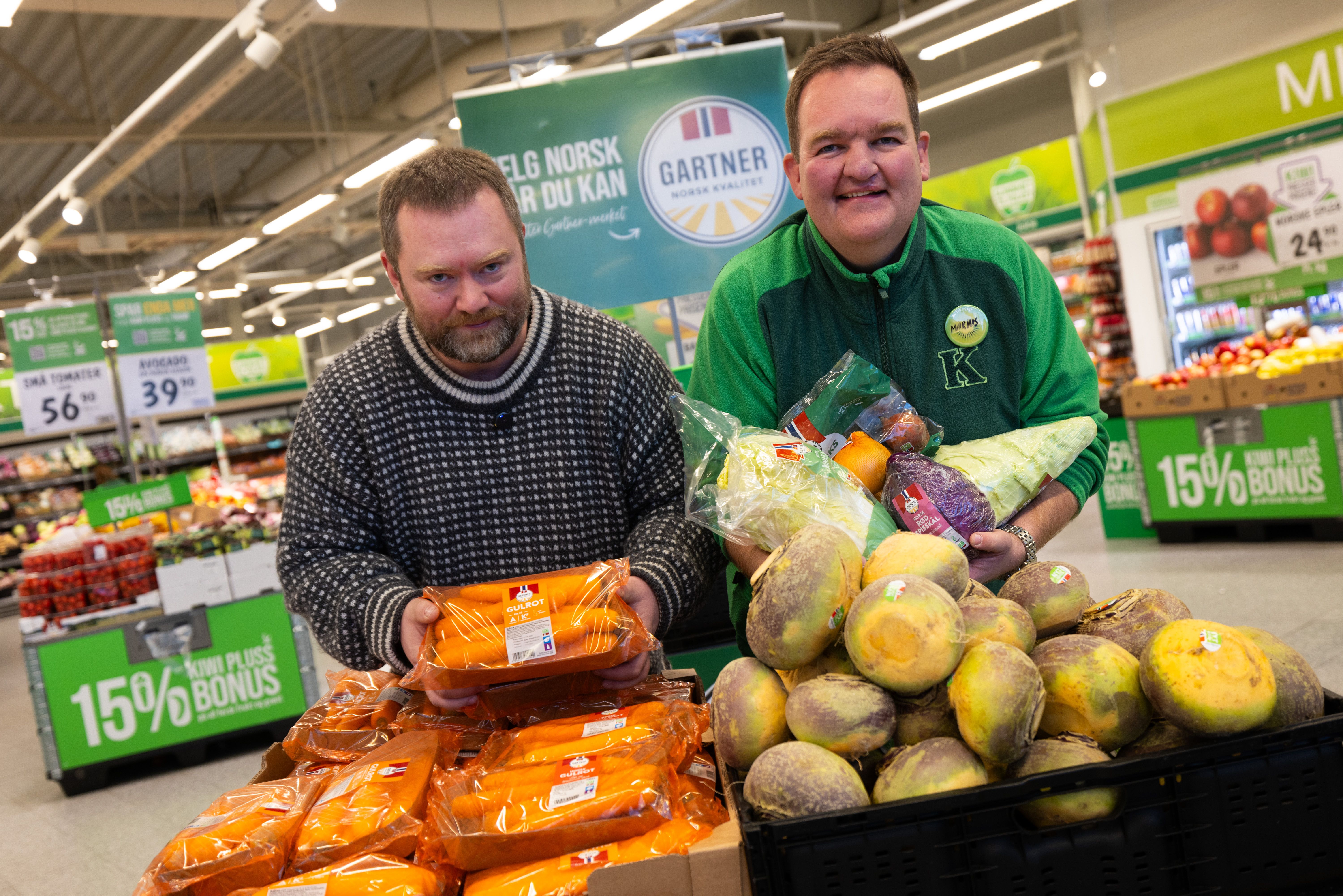 Grønt, norsk og billig – nå vil KIWI øke salget med 30 prosent | KIWI