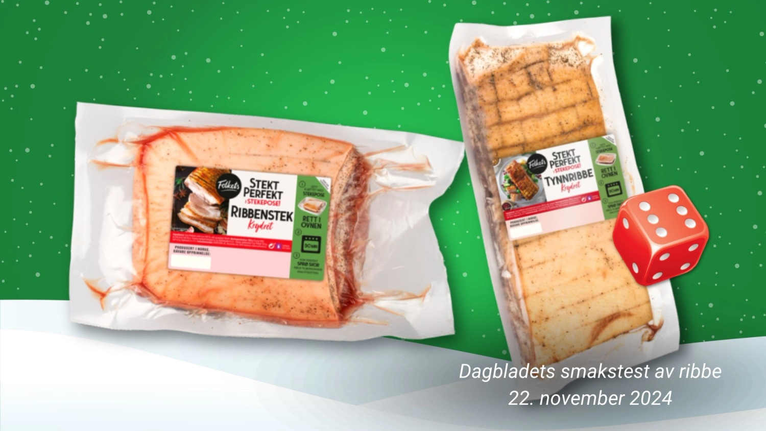 Slik steker du Folkets ribbe og ribbenstek i stekepose | KIWI