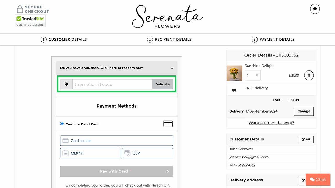 Serenata Flowers Discount Codes 2025 - 10% off Code
