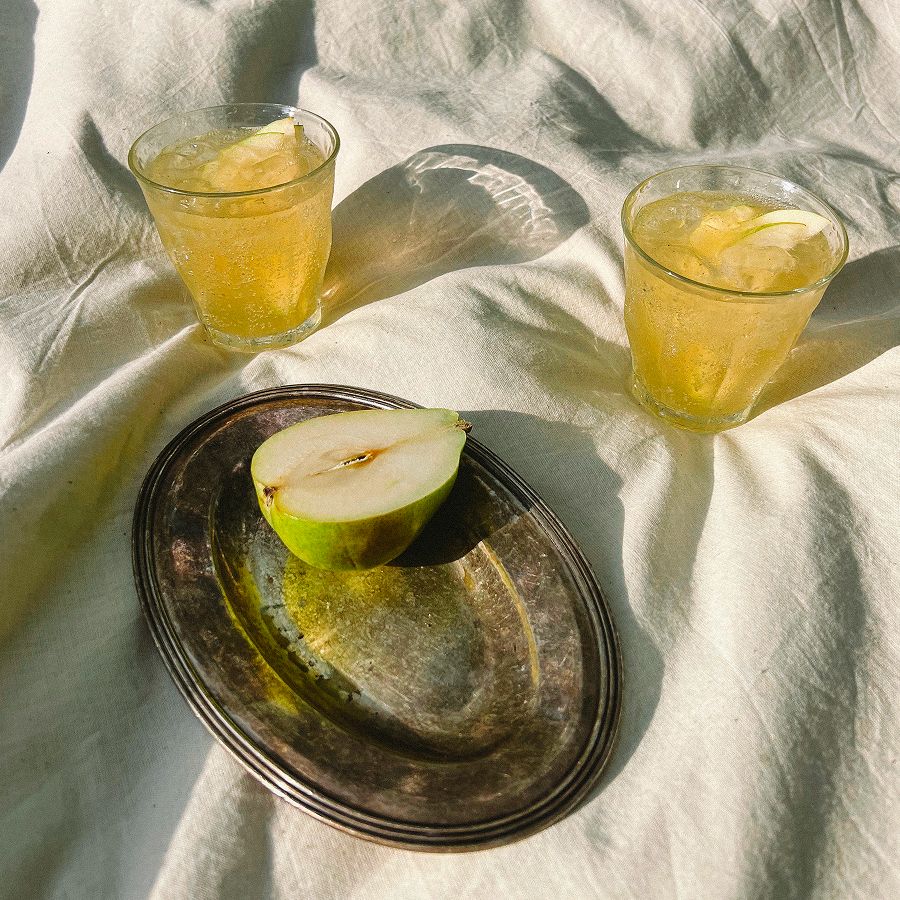 Pear-Ginger-Honey Shrub | Sakara Life