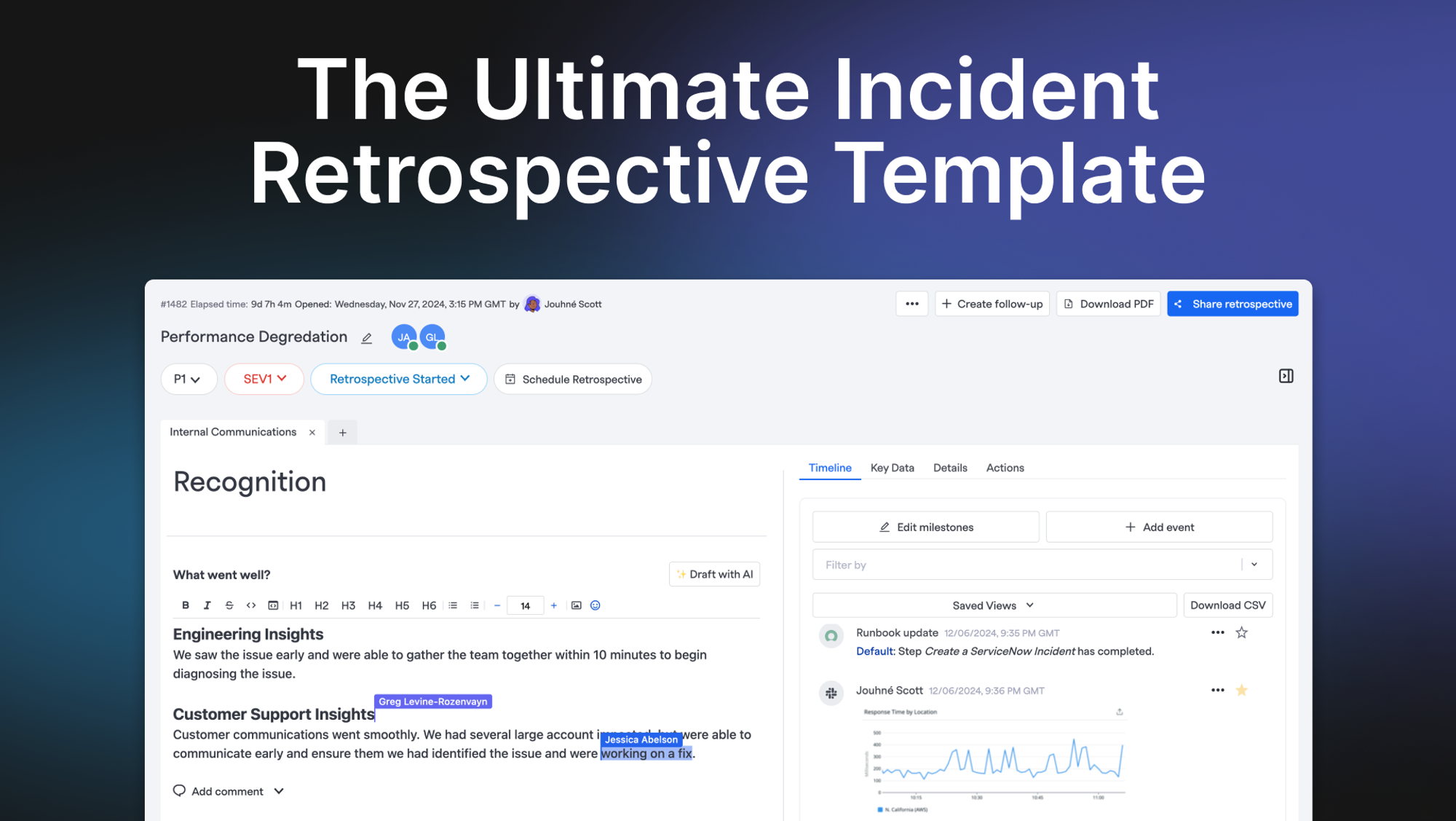 The Ultimate, Incident Retrospective (Postmortem) Template | FireHydrant