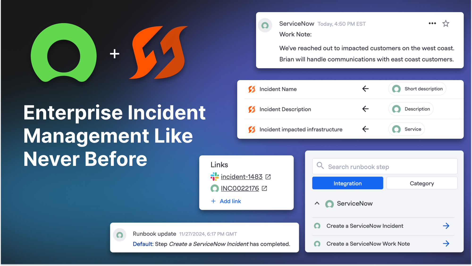 ServiceNow Integration Now Generally Available (Plus, Inbound Field Mapping) | FireHydrant