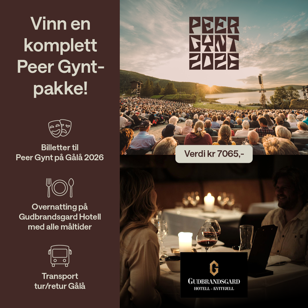 Vinn komplett Peer Gynt-pakke til 2026! | Program | Peer Gynt