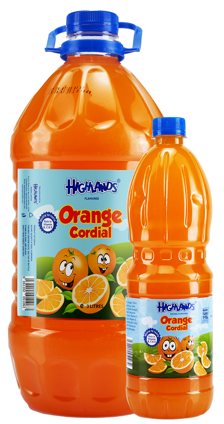 Orange Cordial - Highlands Cordials