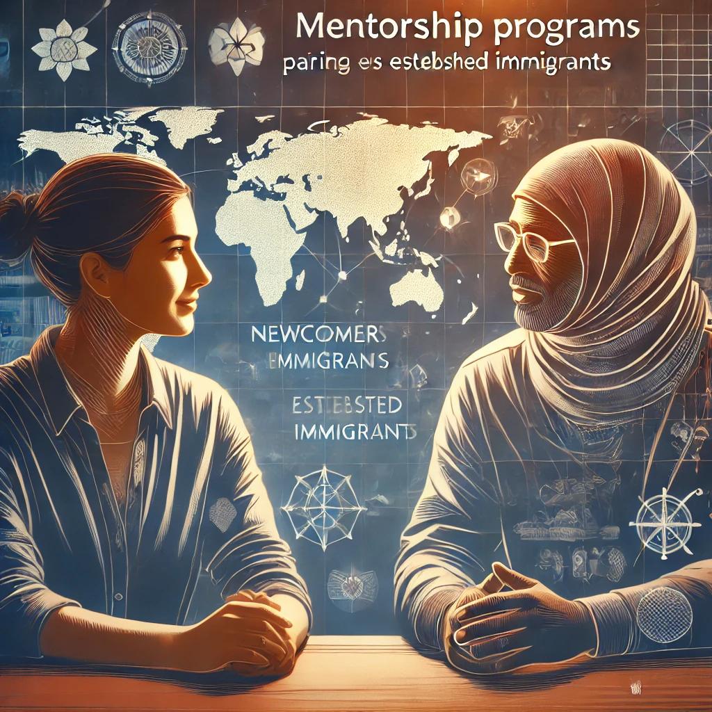Mentorship programs pairing newcomers with established immigrants ...
