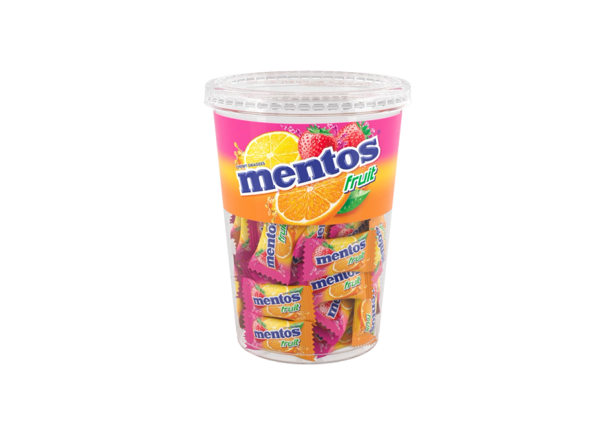Mentos Candy Fruit 200 piece jar | Mentos Arabia