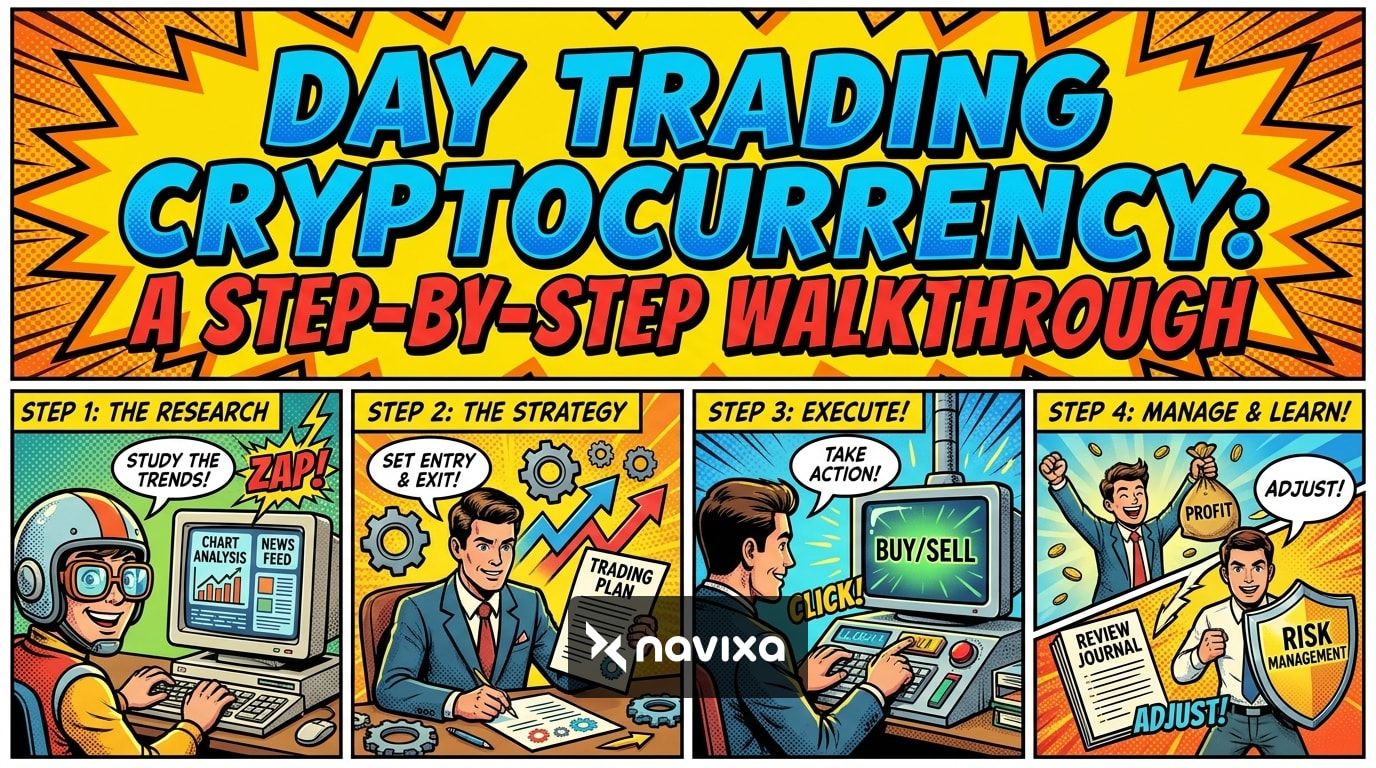 Navixa | Day Trading Cryptocurrency: A Step-by-Step Walkthrough