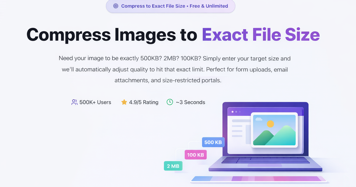 How to Compress Images to an Exact File Size: The Complete Guide to ...